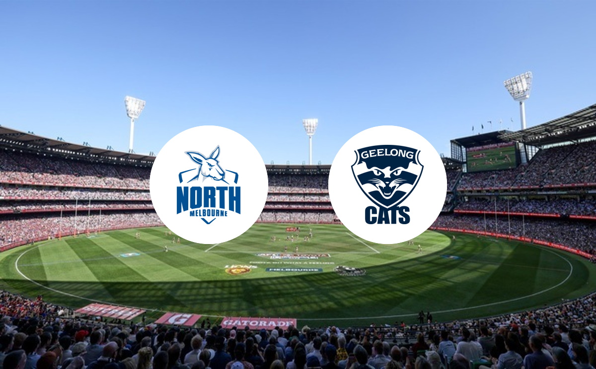 North Melbourne Kangaroos vs Geelong Cats Sat 26 Jul: time, channel and ...