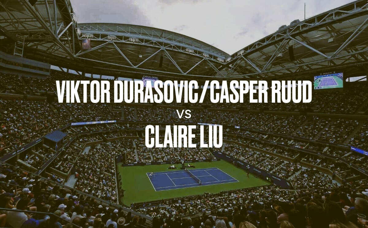 Viktor Durasovic/Casper Ruud vs Claire Liu Mon 25 Aug: time, channel ...