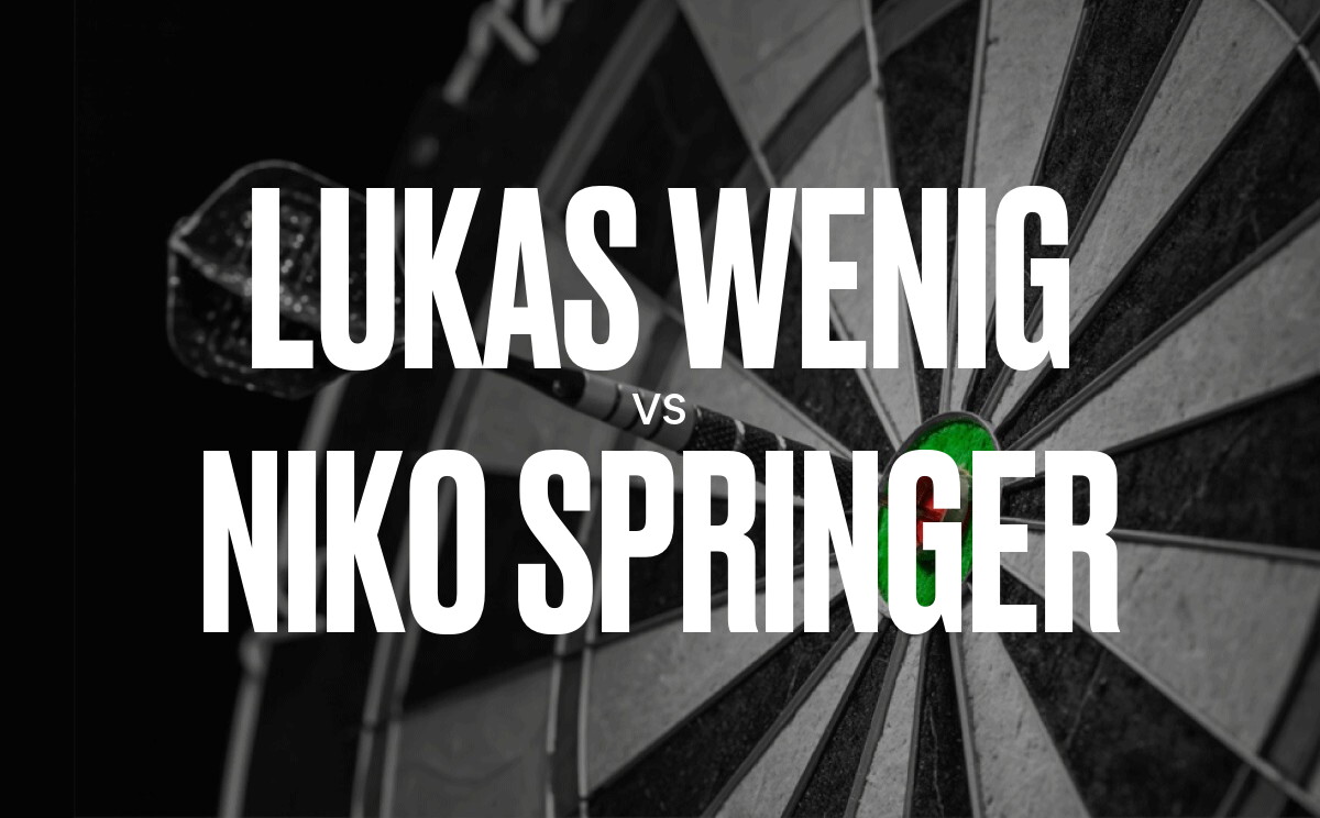 Lukas Wenig vs Niko Springer Thu 13 Nov: time, channel and bars to ...