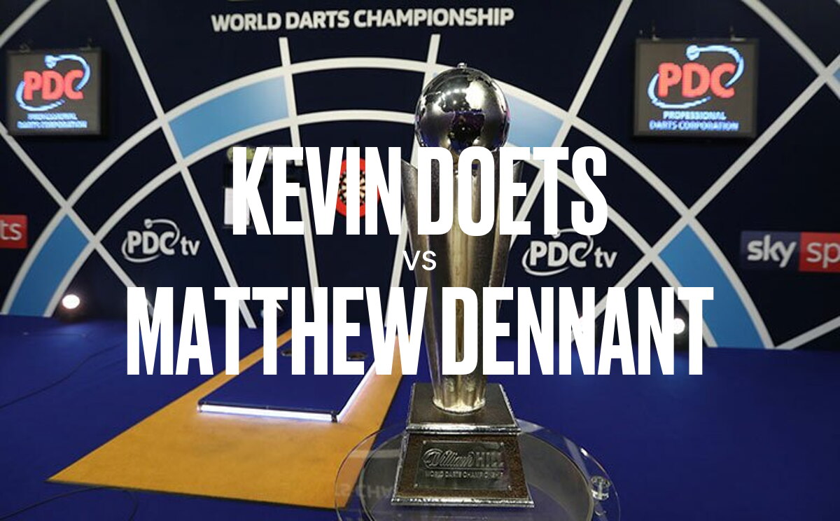 Kevin Doets vs Matthew Dennant Fri 19 Dec: time, channel and bars to ...