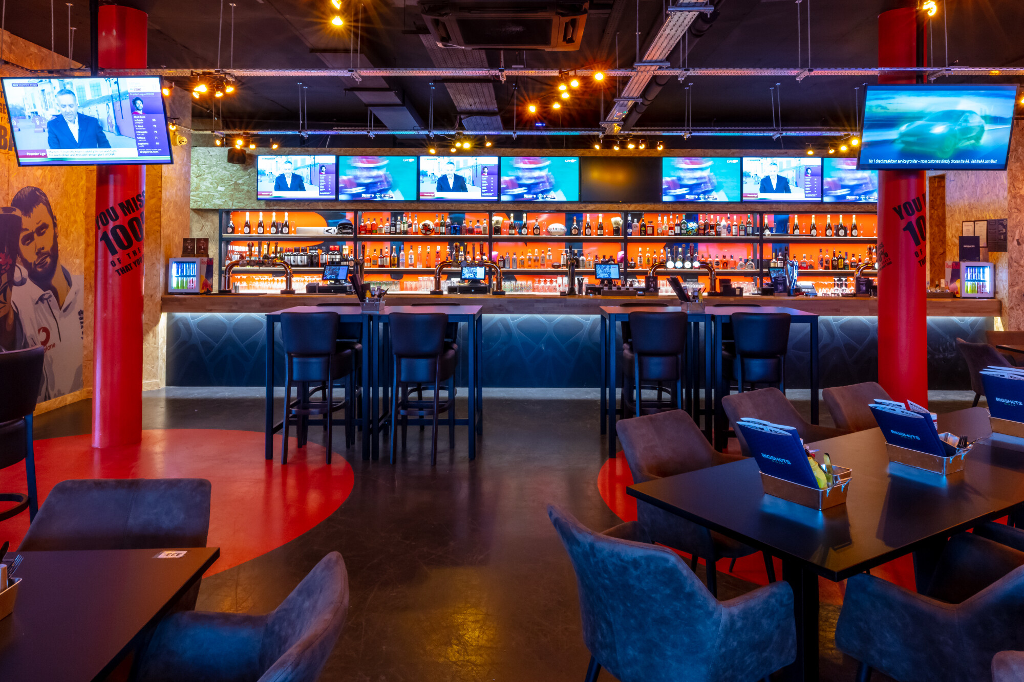 The Bunker Bar at BigShots Golf | Sports Bar in London