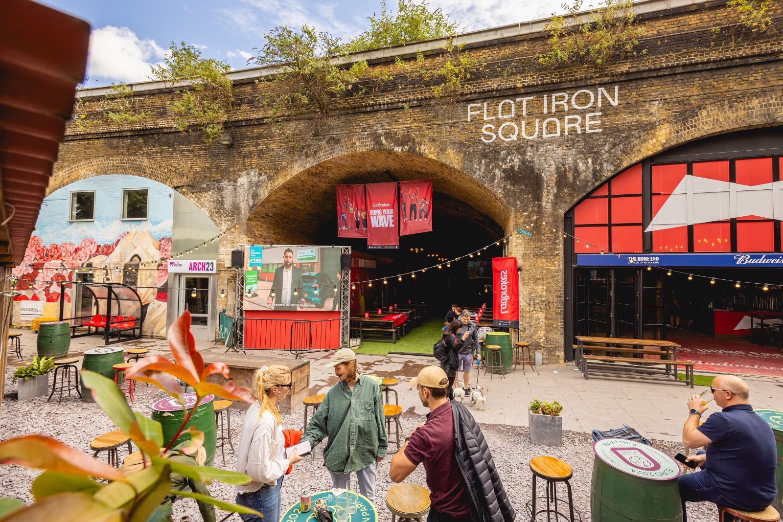 Flat Iron Square | Sports Bar in London